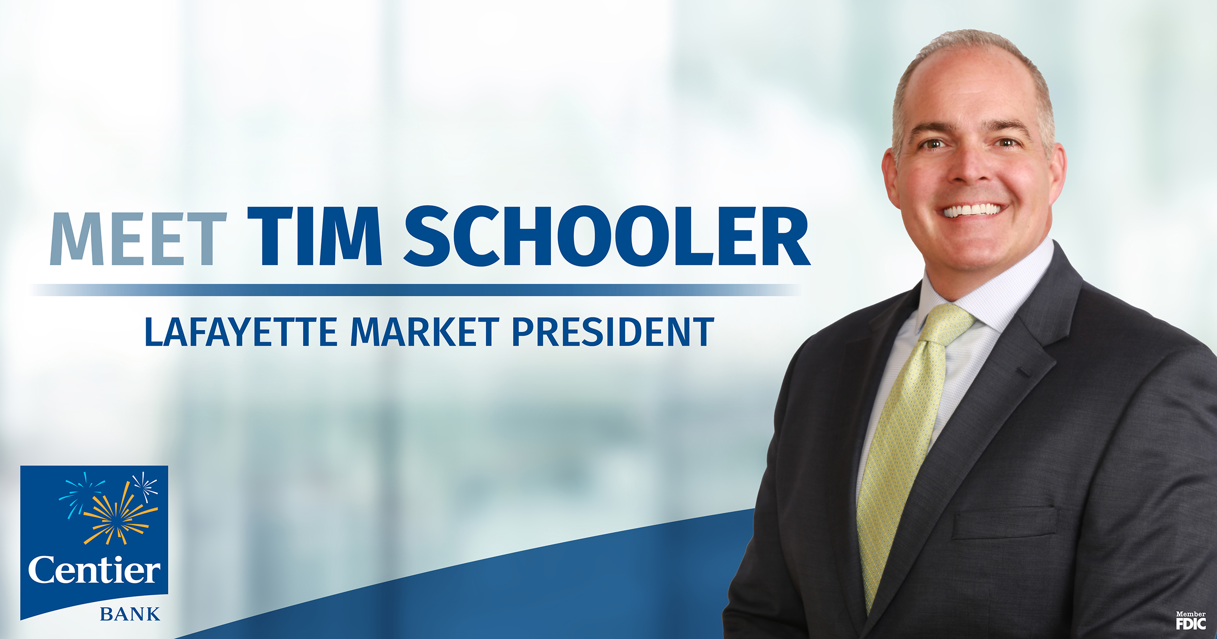 Centier Bank Welcomes Tim Schooler as Greater Lafayette Market President