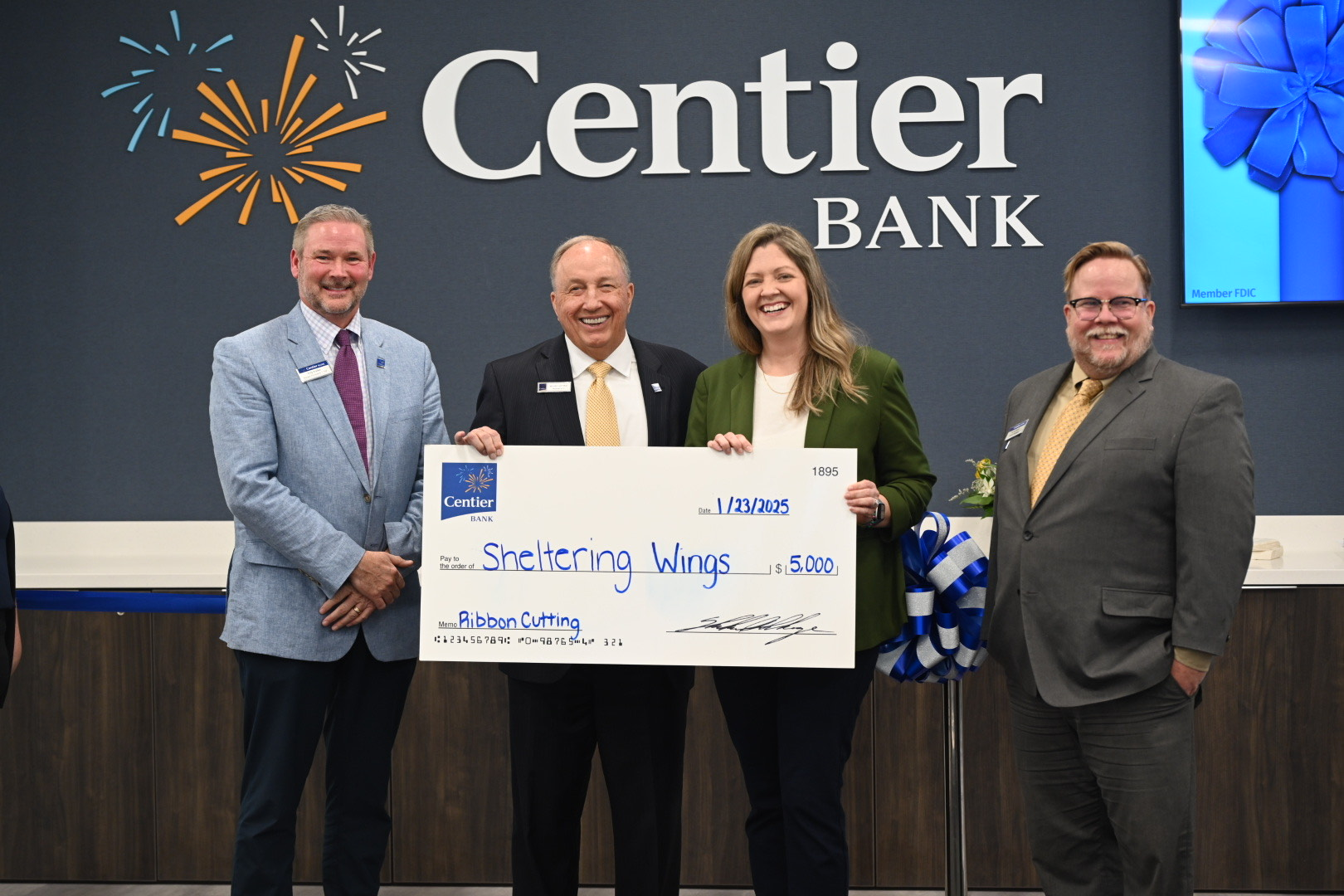 Centier Bank Gives Back to the Brownsburg Community Upon Entering ...